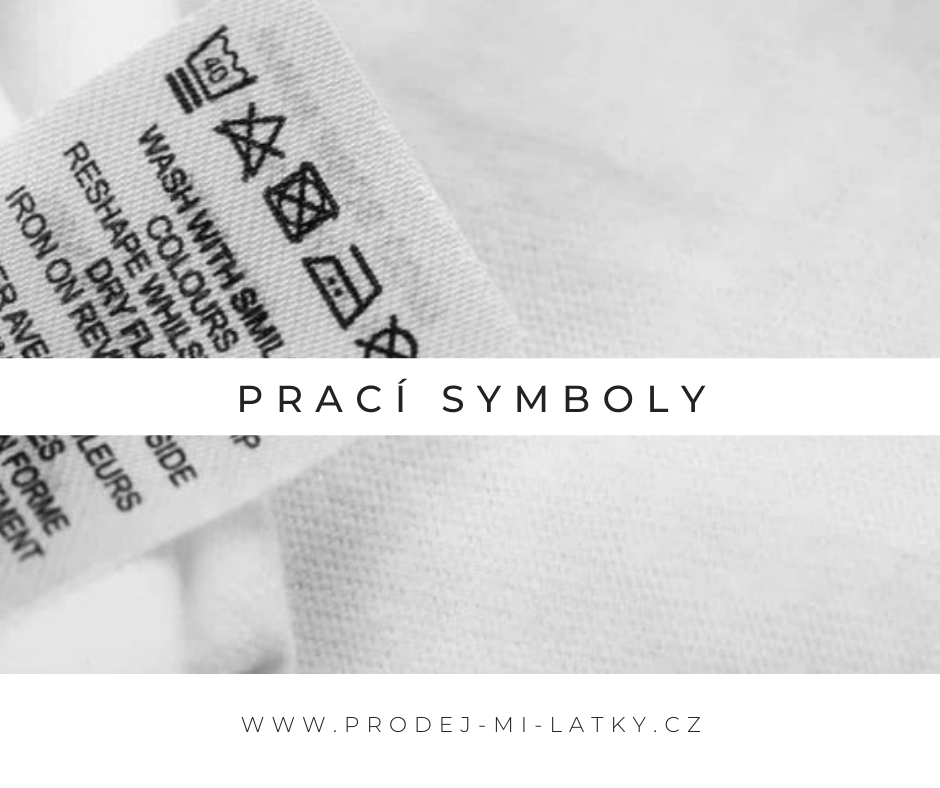 Prací symboly - majjam.cz